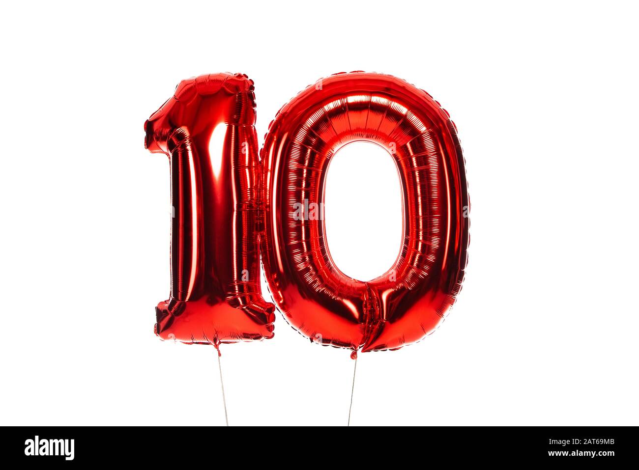 10 number balloons hi-res stock photography and images - Alamy