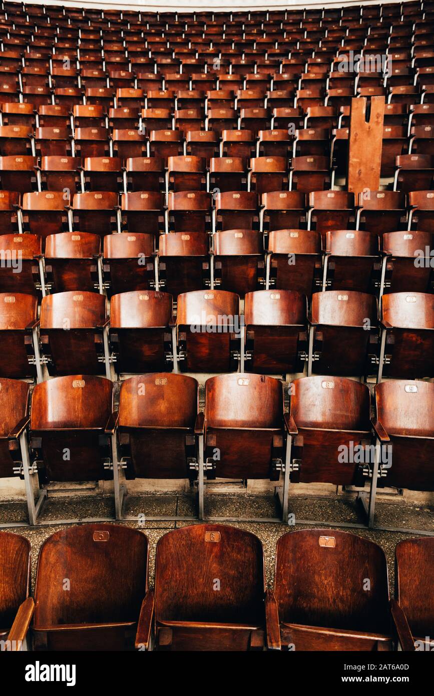 Wooden amphitheater hi-res stock photography and images - Alamy