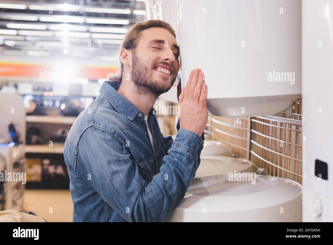 Man boiler home hi-res stock photography and images - Alamy