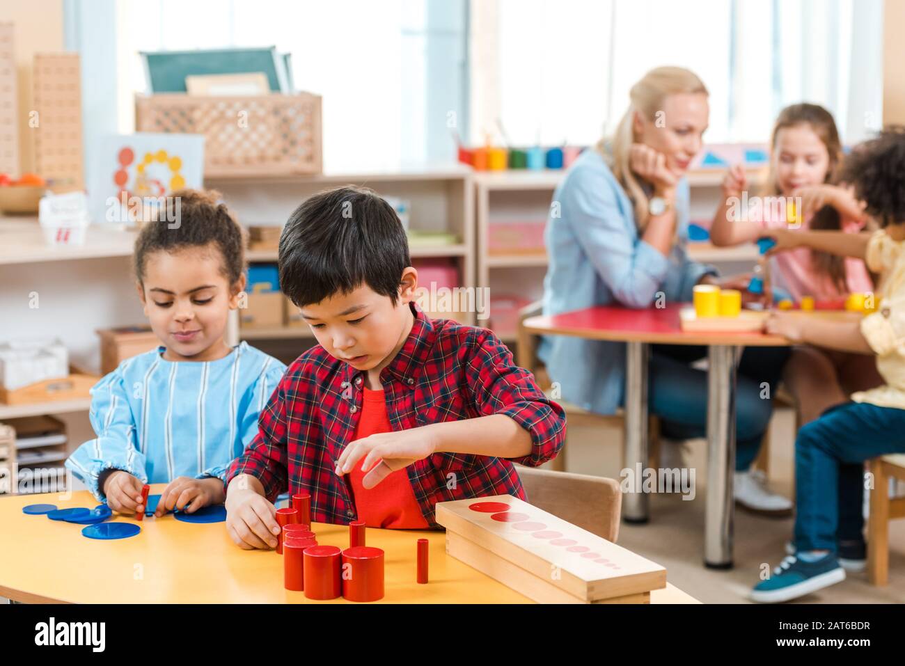 Kids At School Playing