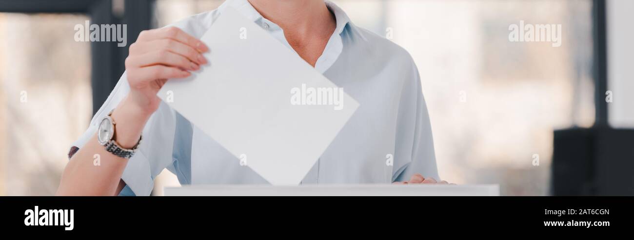 Blank ballot hi-res stock photography and images - Alamy