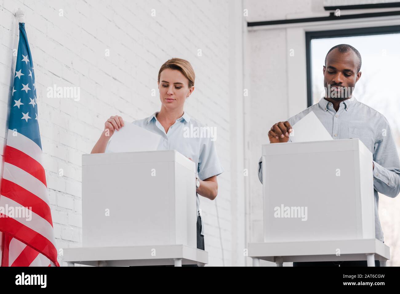 African american citizens voting hi-res stock photography and images ...