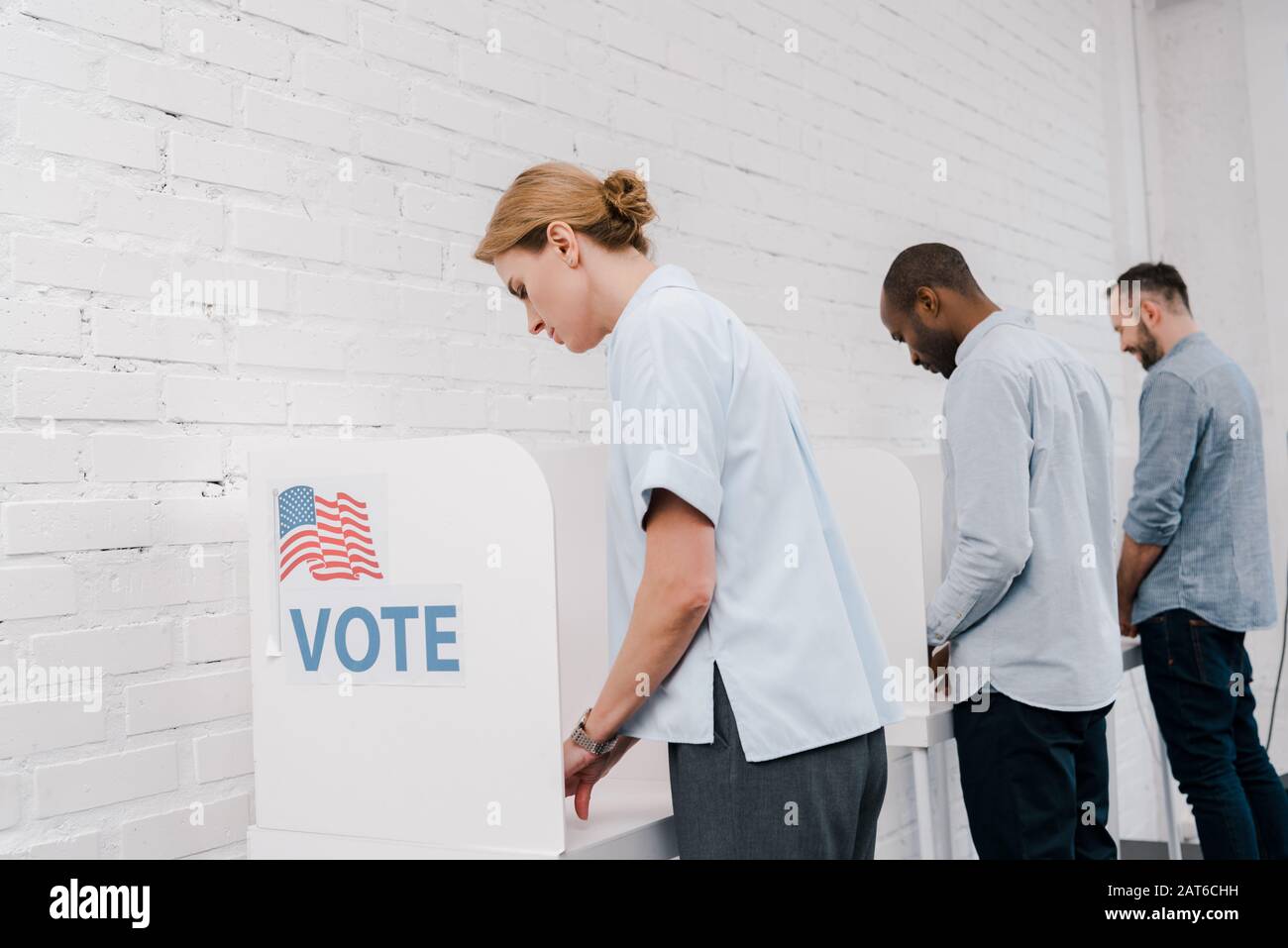 African american citizens voting hi-res stock photography and images ...