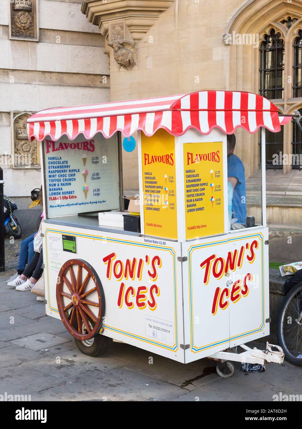 Street vendor selling ice cream hi-res stock photography and images - Alamy