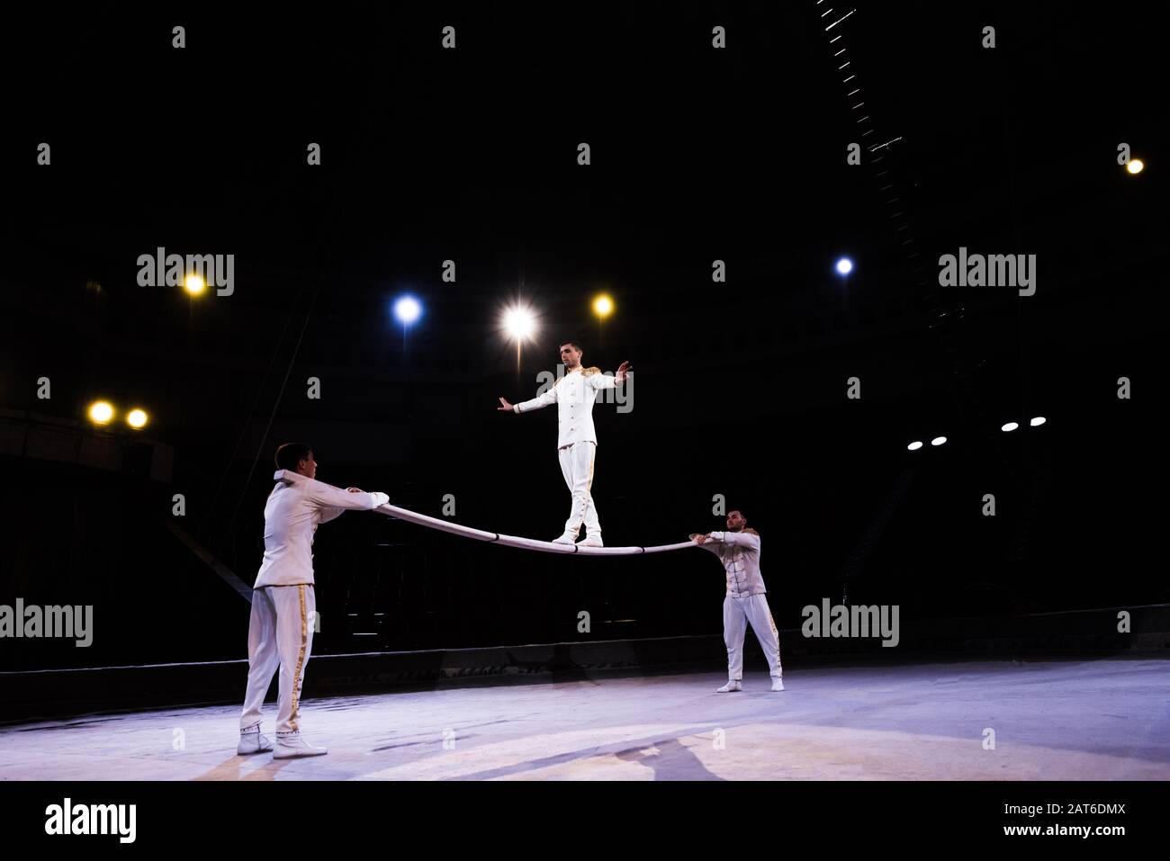 Balancing on pole hi-res stock photography and images - Alamy