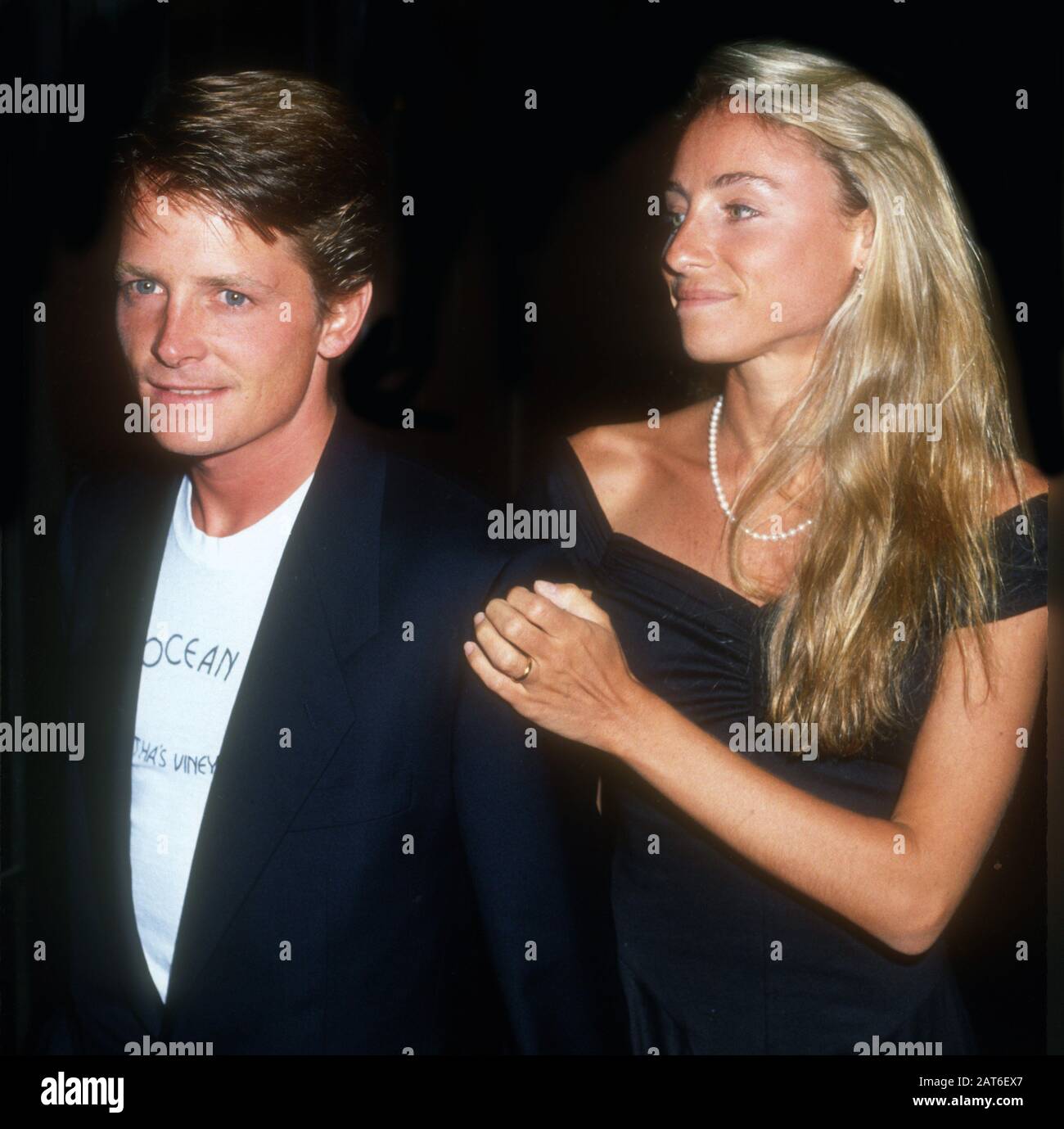 Michael J. Fox Tracy Pollen, 1988, Photo By Michael Ferguson/PHOTOlink ...