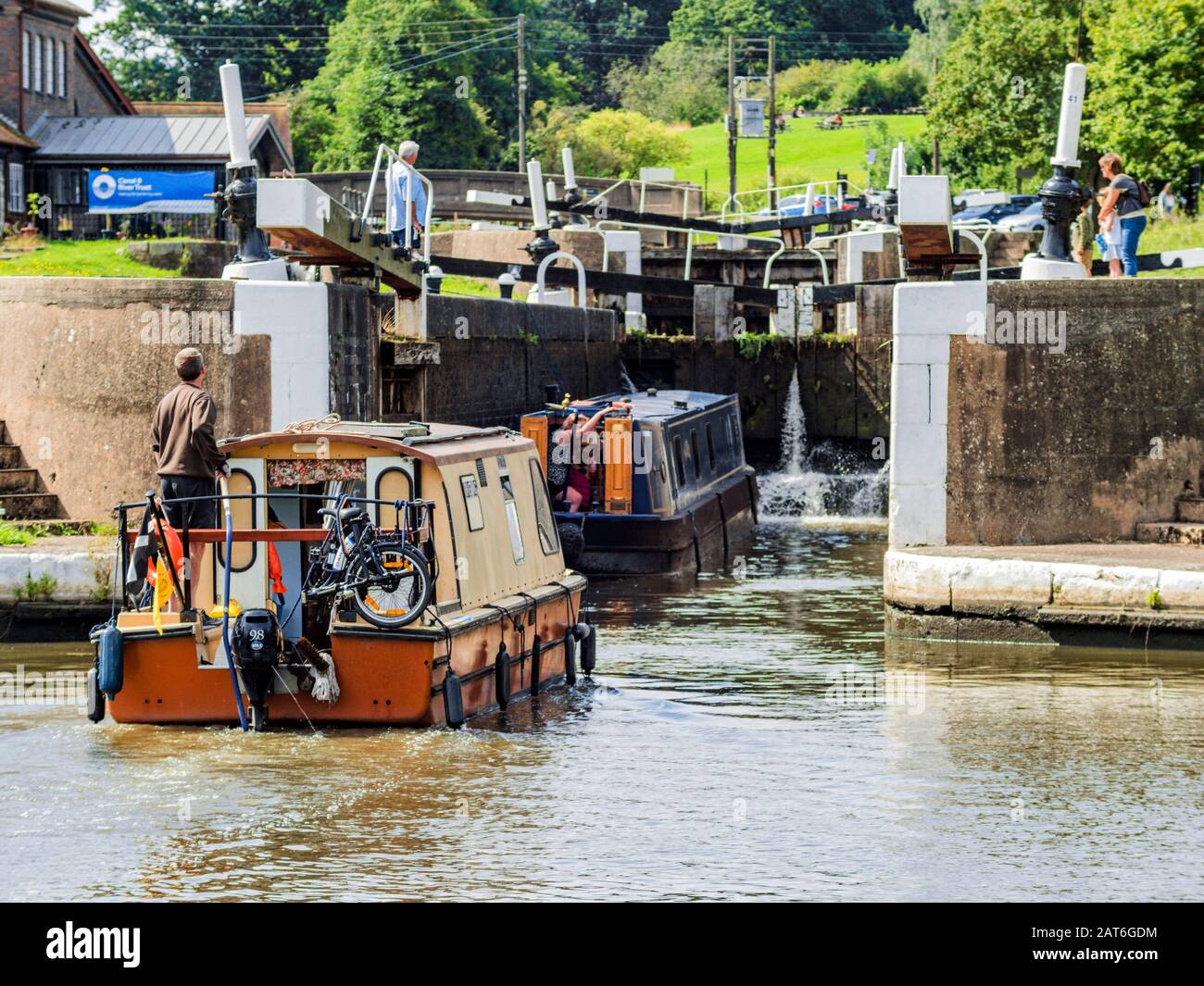 summer vacations on the canal hatton locks grand union canal ...