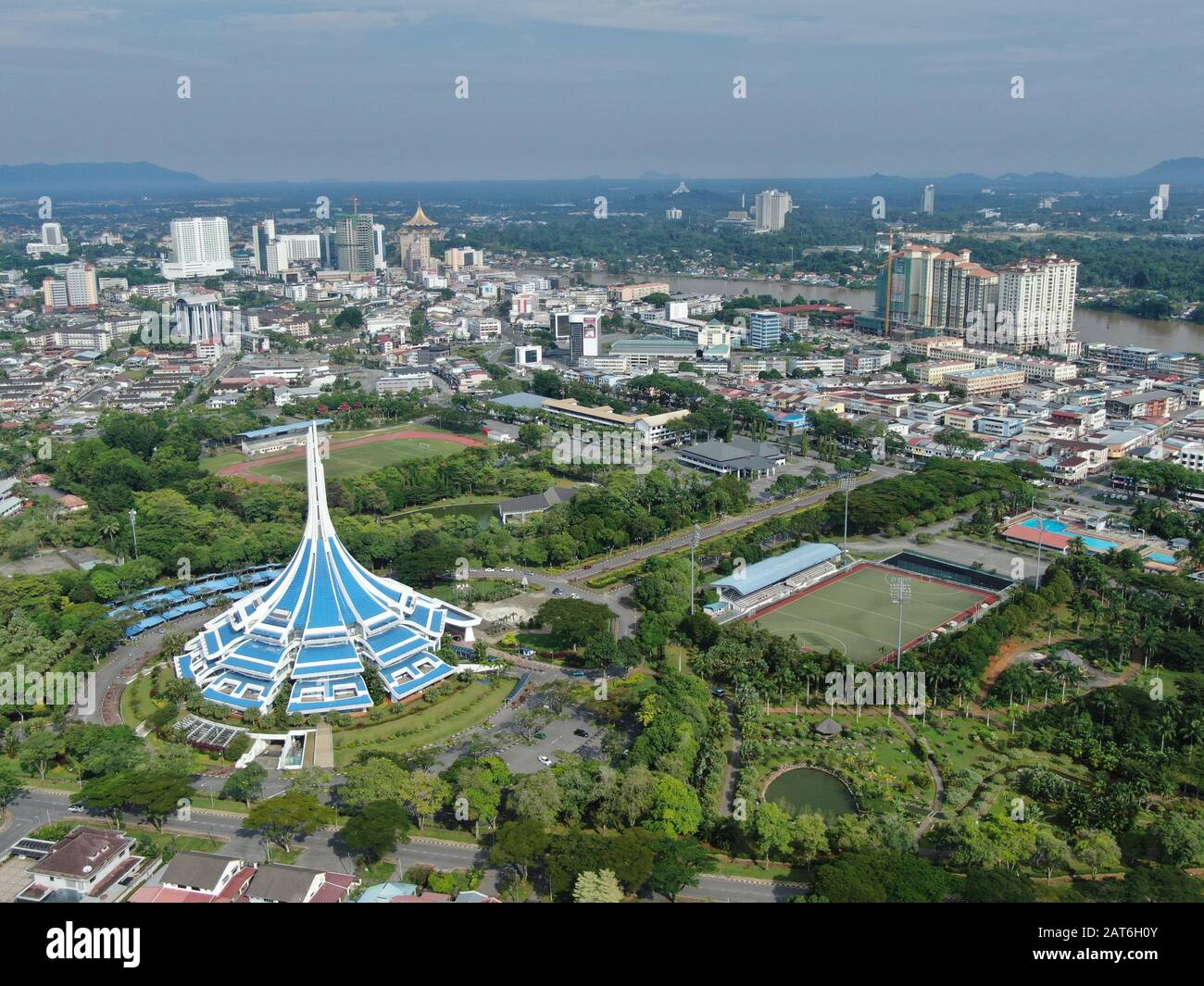 Kuching, Sarawak / Malaysia - October 27 2019: The iconic MBKS building ...