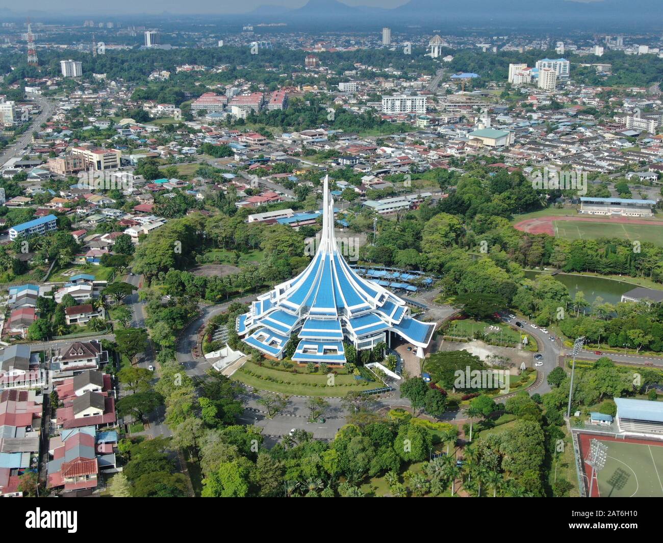 Kuching, Sarawak / Malaysia - October 27 2019: The iconic MBKS building ...