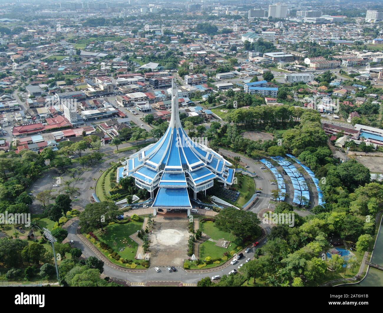 Kuching, Sarawak / Malaysia - October 27 2019: The iconic MBKS building ...