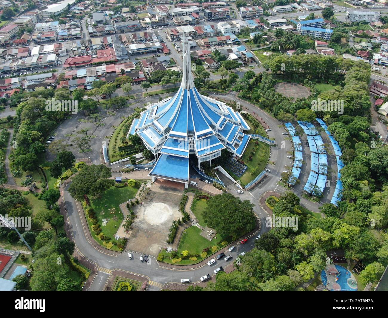 Kuching, Sarawak / Malaysia - October 27 2019: The iconic MBKS building ...