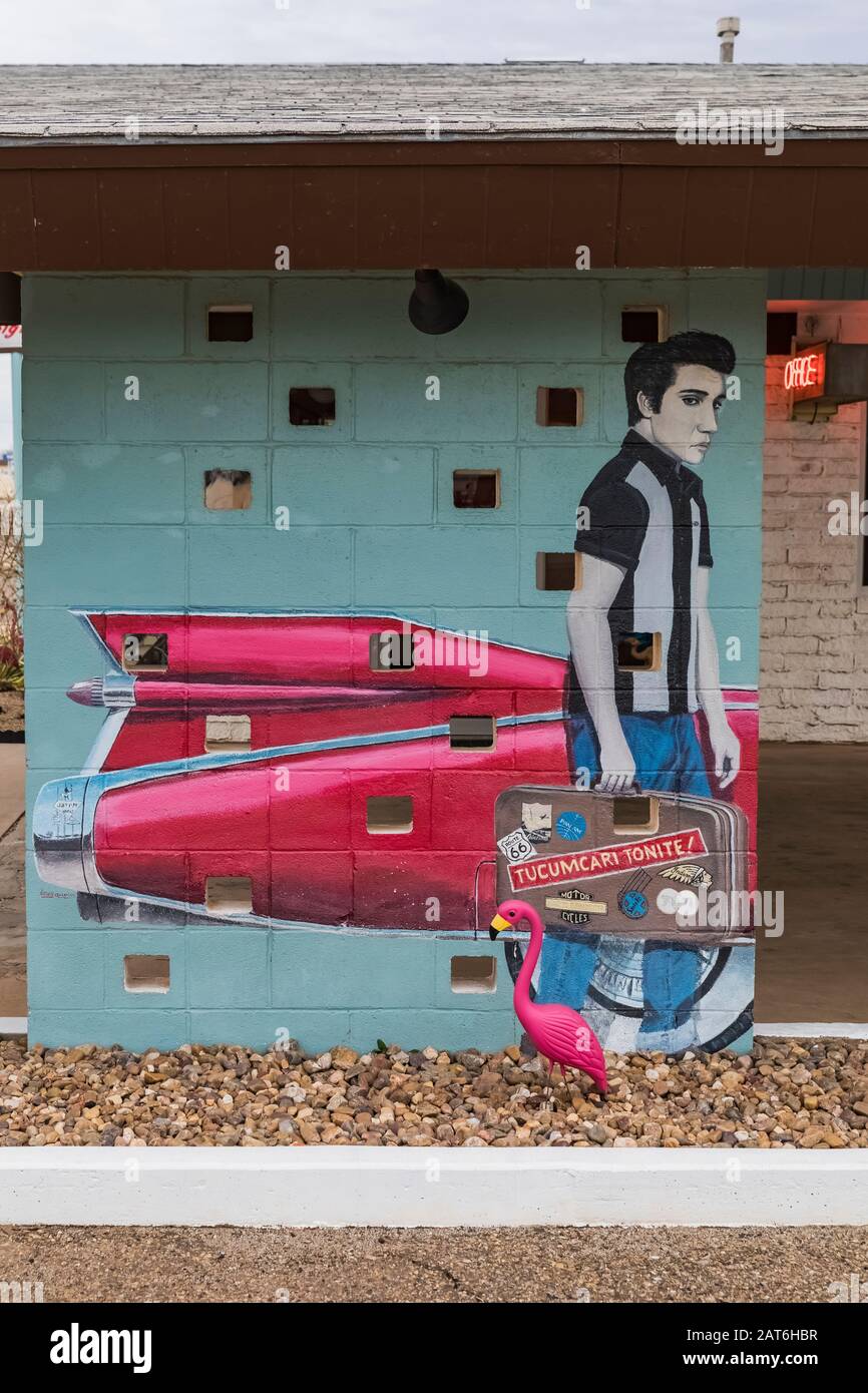 Mural by Doug Quarles at Motel Safari, which is lovingly restored and ...