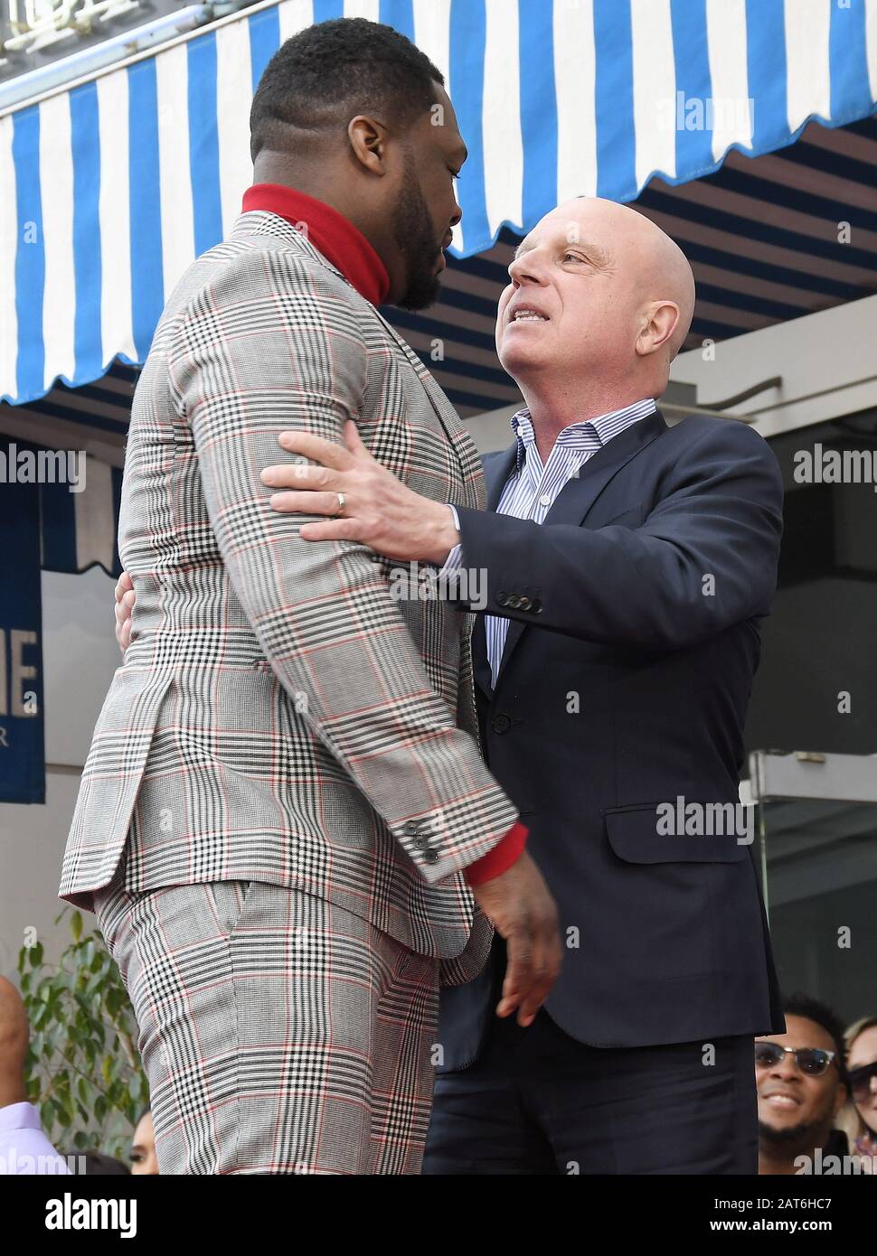 Los Angeles, USA. 30th Jan, 2020. (L-R) Curtis 50 Cent Jackson and ...