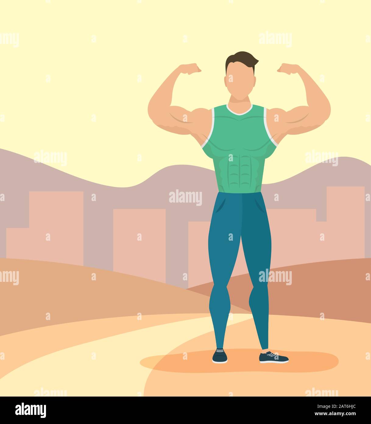 Strong scene Stock Vector Images - Alamy