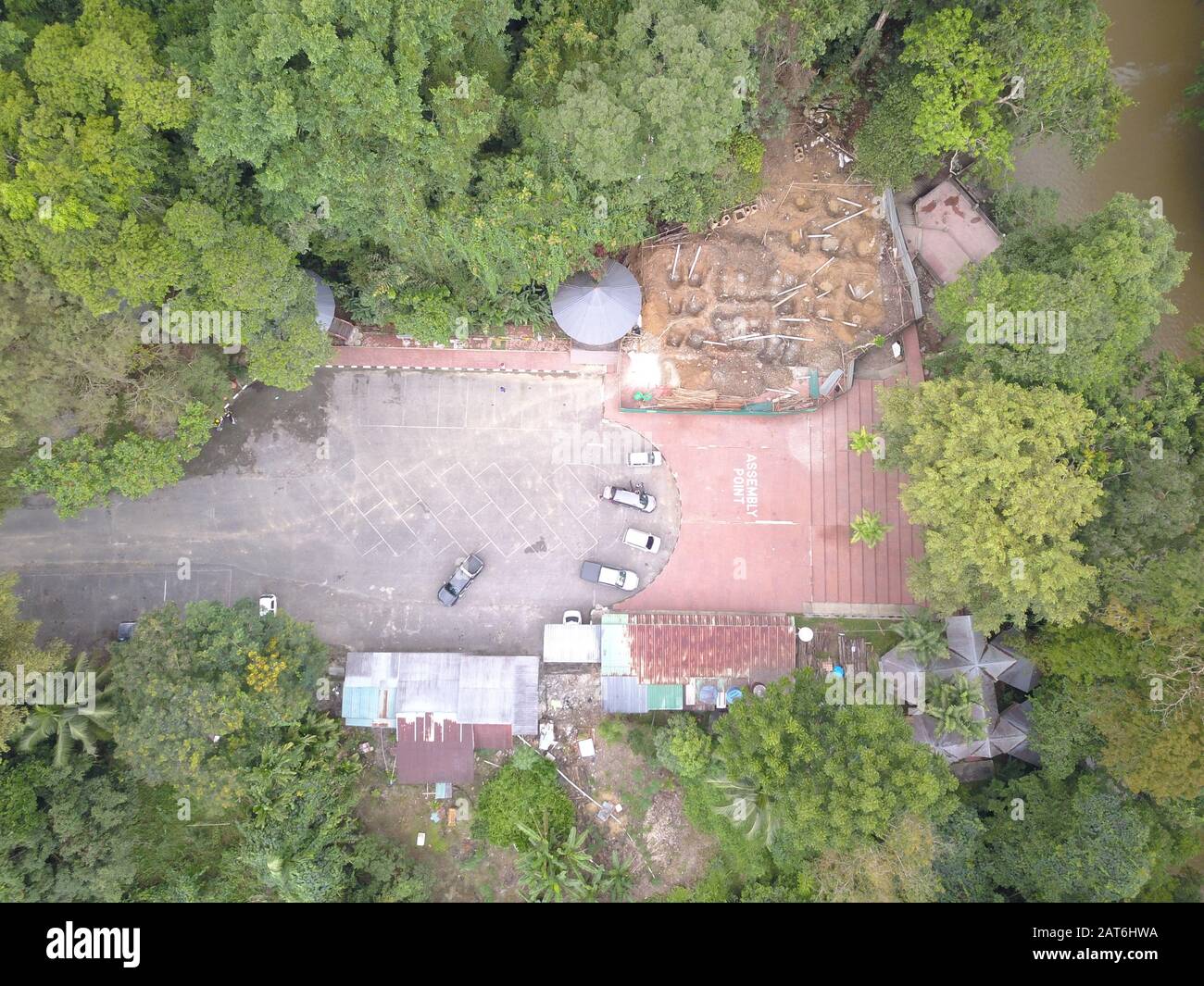 Kuching, Sarawak / Malaysia - October 27 2019: The Bau Town, landmarks ...