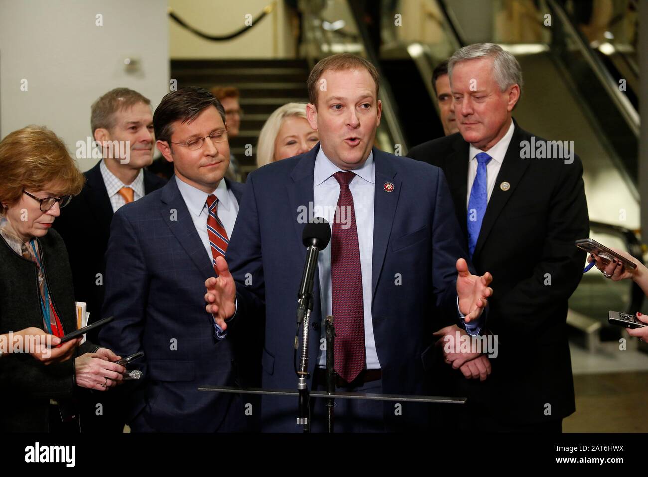 Washington, United States. 29th Jan, 2020. Representative Lee Zedlin, a ...