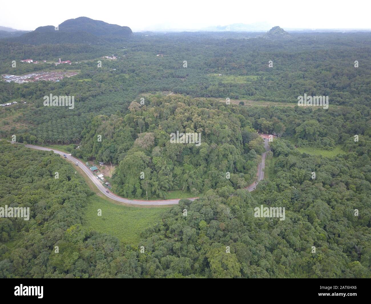Kuching, Sarawak / Malaysia - October 27 2019: The Bau Town, landmarks ...