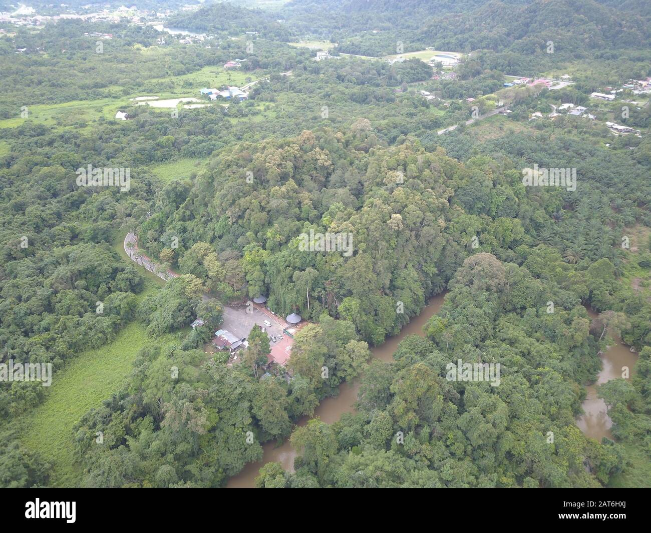 Kuching, Sarawak / Malaysia - October 27 2019: The Bau Town, landmarks ...