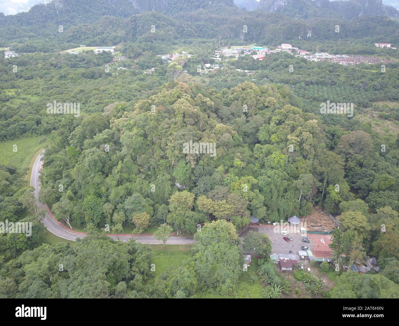 Kuching, Sarawak / Malaysia - October 27 2019: The Bau Town, landmarks ...