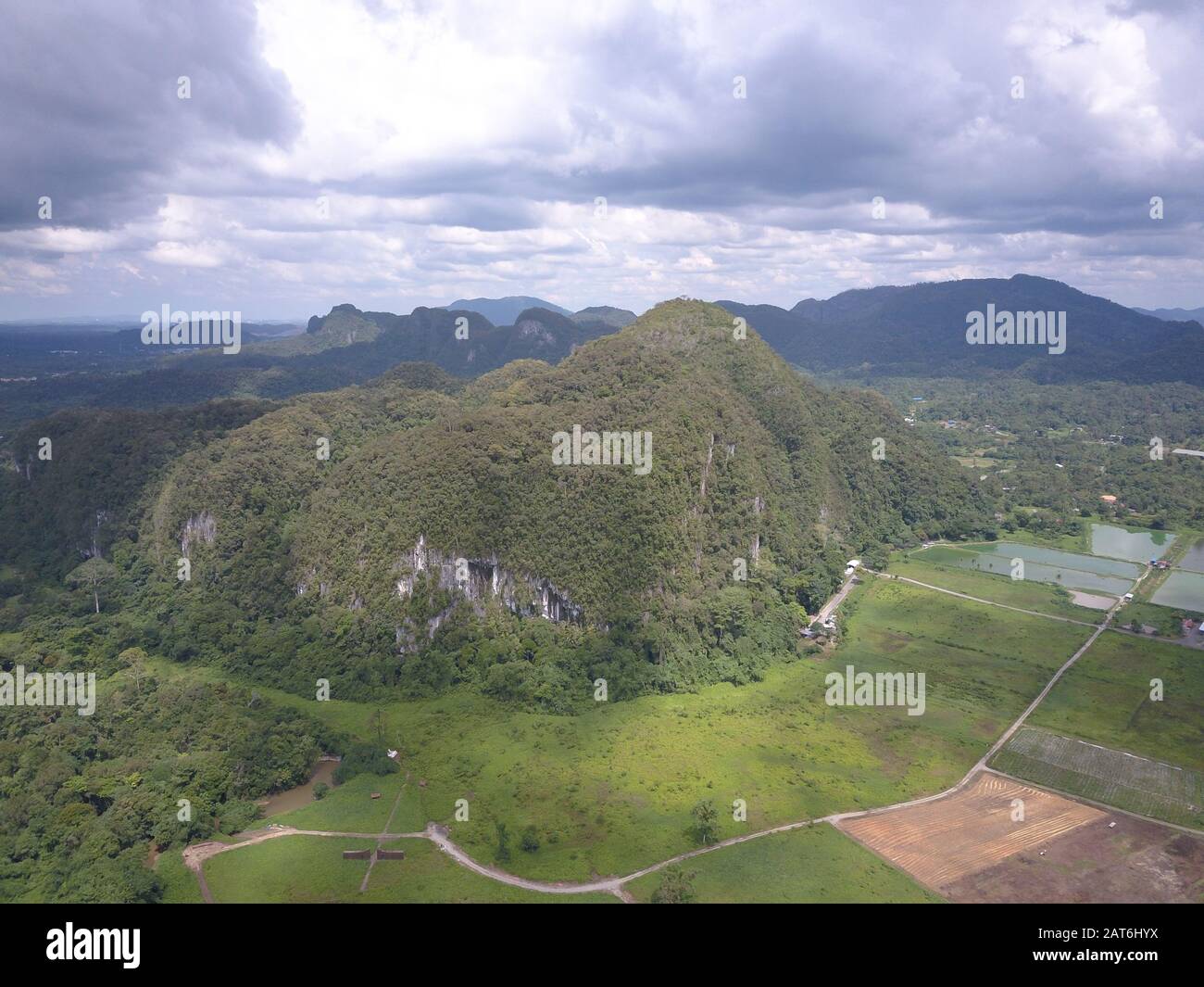 Kuching, Sarawak / Malaysia - October 27 2019: The Bau Town, landmarks ...