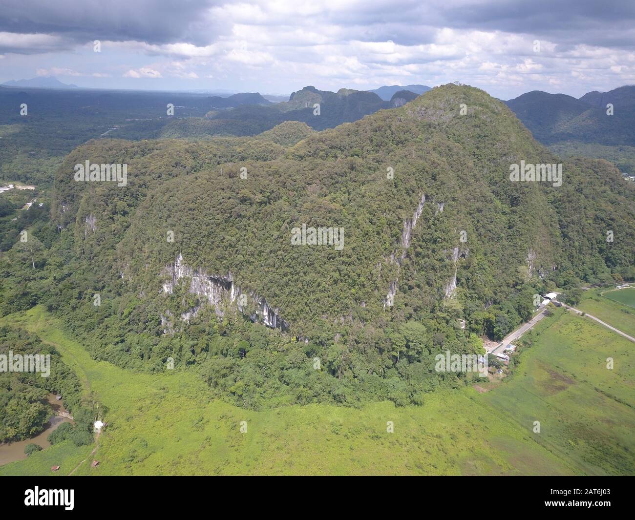 Kuching, Sarawak / Malaysia - October 27 2019: The Bau Town, landmarks ...