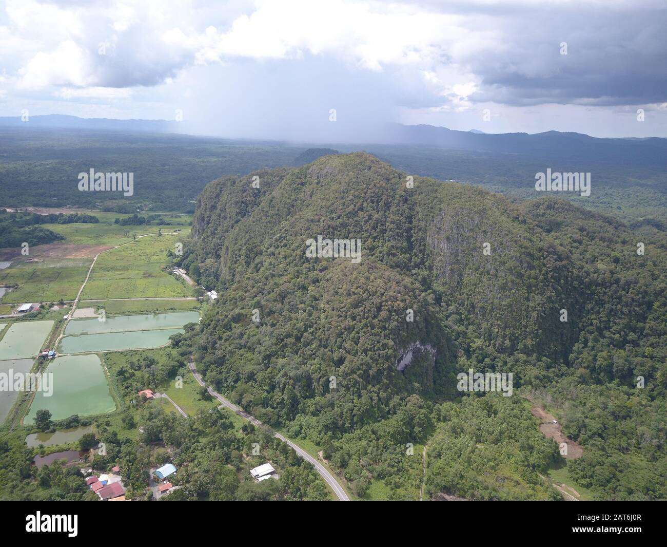 Kuching, Sarawak / Malaysia - October 27 2019: The Bau Town, landmarks ...