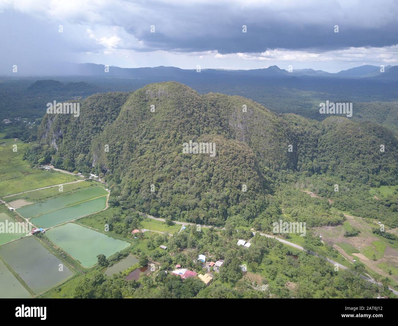 Kuching, Sarawak / Malaysia - October 27 2019: The Bau Town, landmarks ...