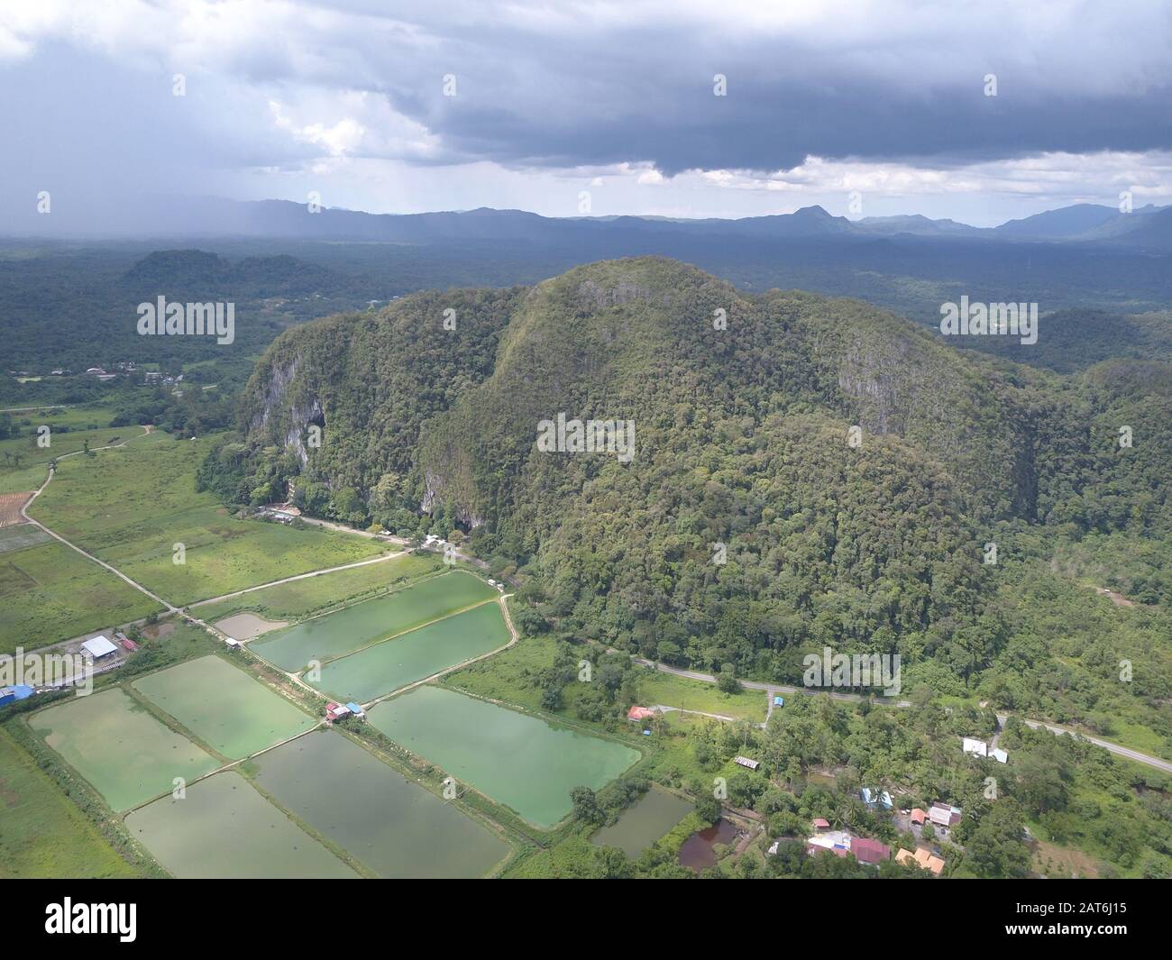 Kuching, Sarawak / Malaysia - October 27 2019: The Bau Town, landmarks ...