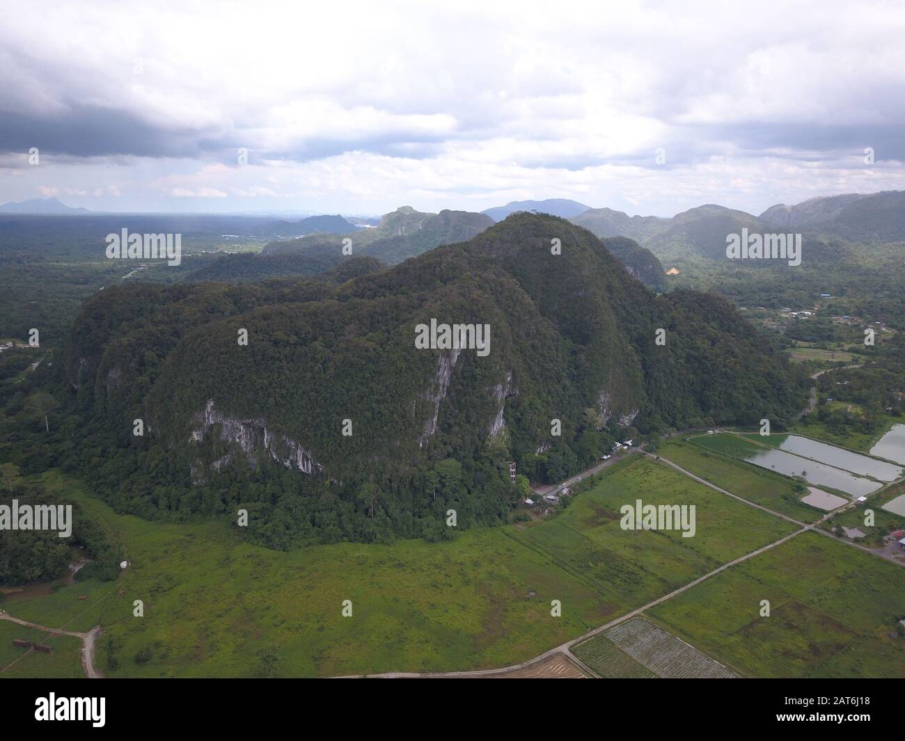 Kuching, Sarawak / Malaysia - October 27 2019: The Bau Town, landmarks ...