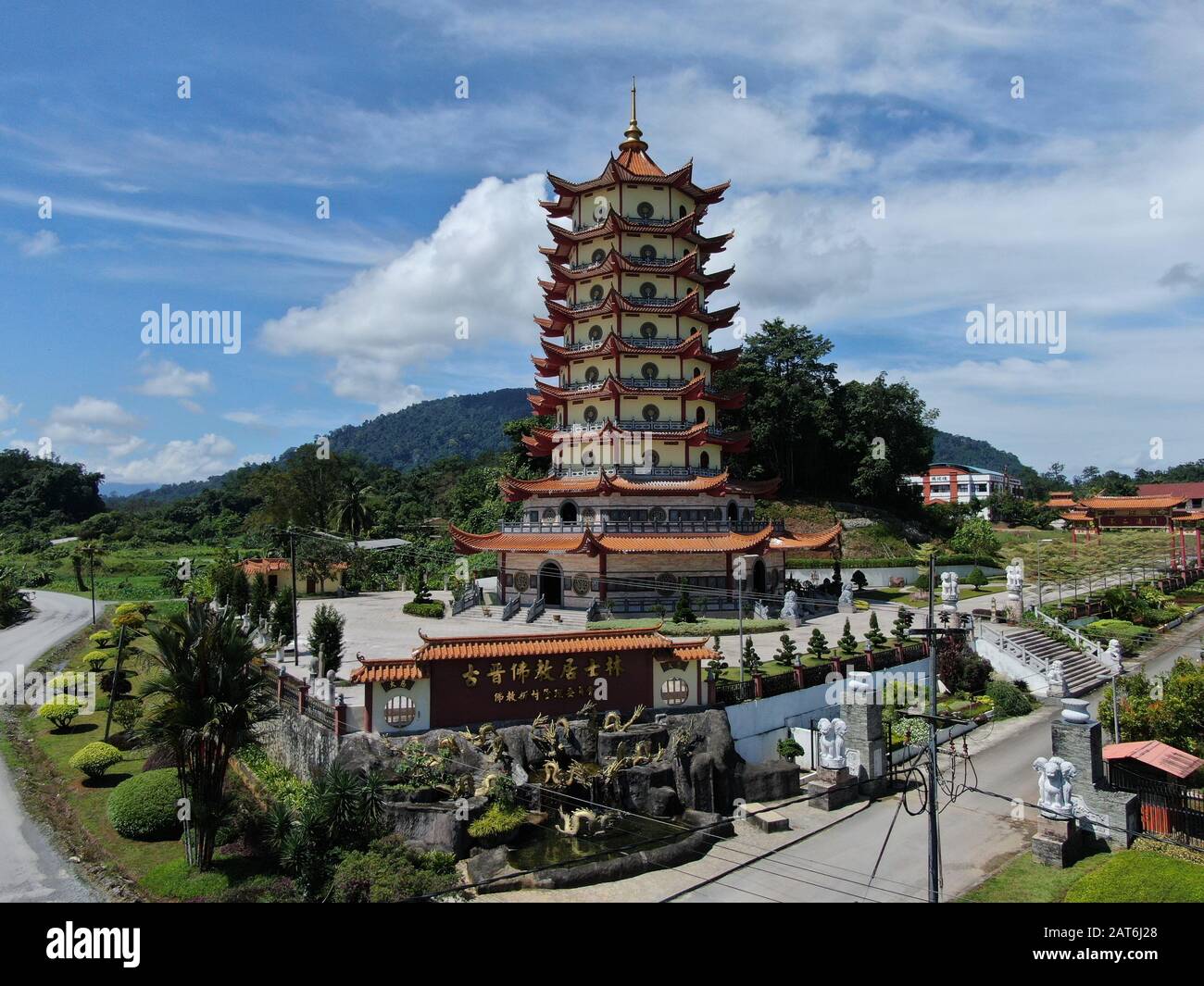 Kuching, Sarawak / Malaysia - October 27 2019: The Bau Town, landmarks ...