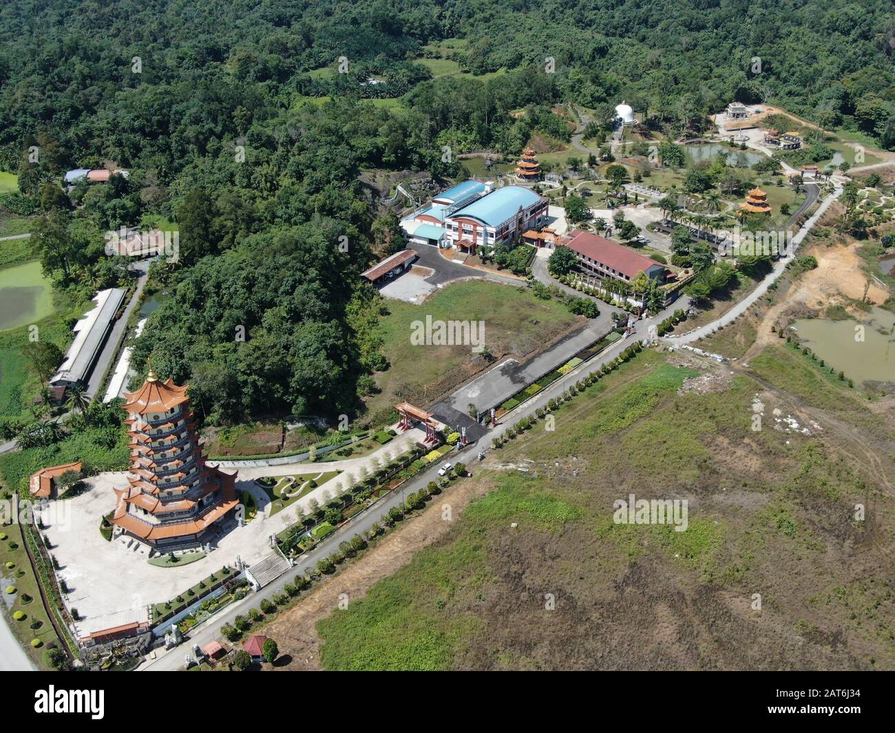 Kuching, Sarawak / Malaysia - October 27 2019: The Bau Town, landmarks ...