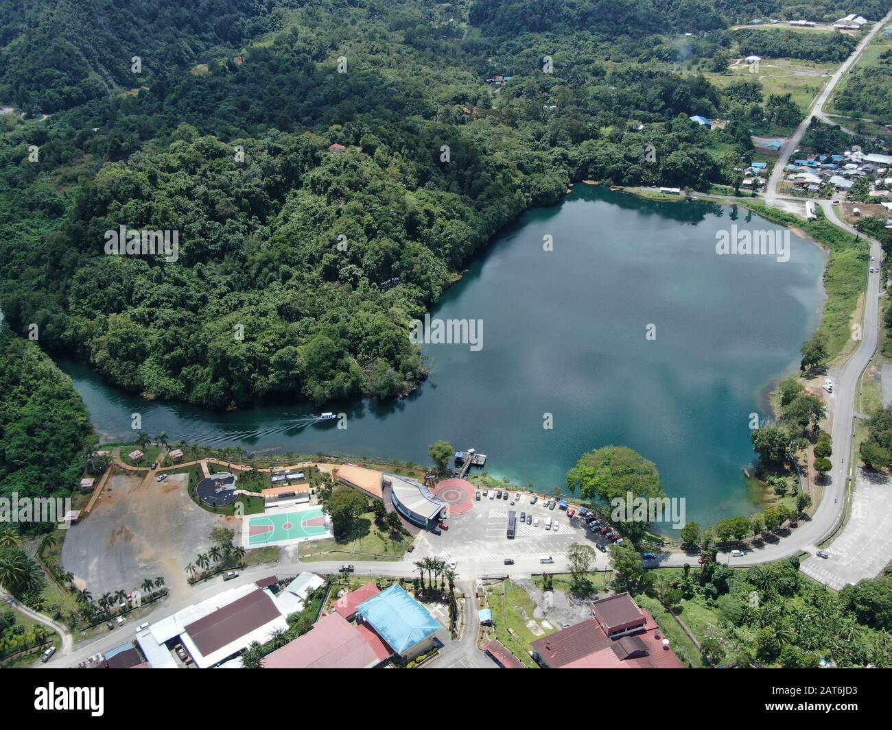 Kuching, Sarawak / Malaysia - October 27 2019: The Bau Town, landmarks ...