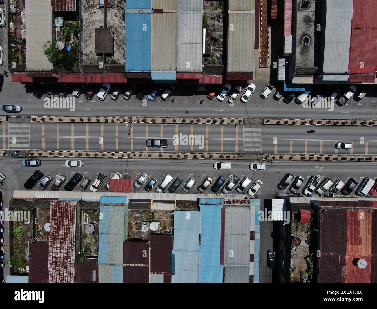 Kuching, Sarawak / Malaysia - October 27 2019: The Bau Town, landmarks ...