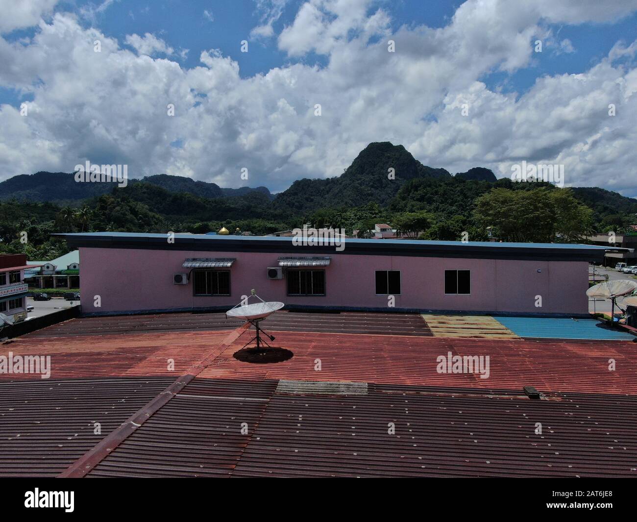 Kuching, Sarawak / Malaysia - October 27 2019: The Bau Town, landmarks ...