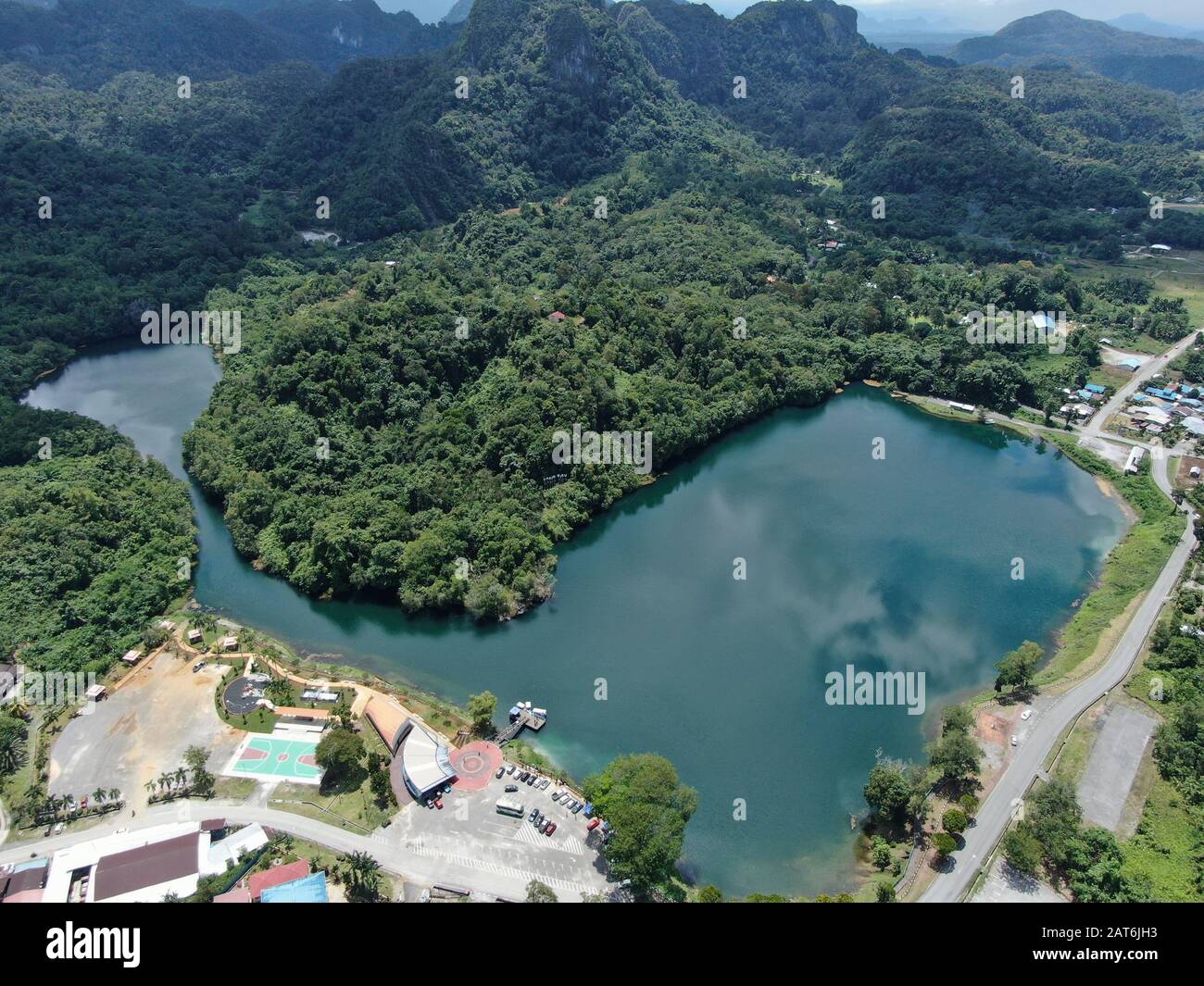 Kuching, Sarawak / Malaysia - October 27 2019: The Bau Town, landmarks ...