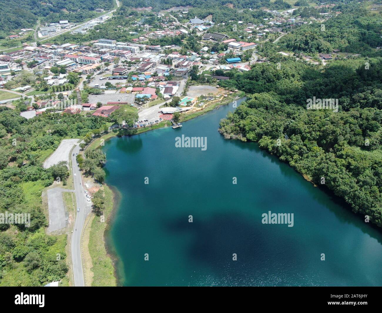 Kuching, Sarawak / Malaysia - October 27 2019: The Bau Town, landmarks ...