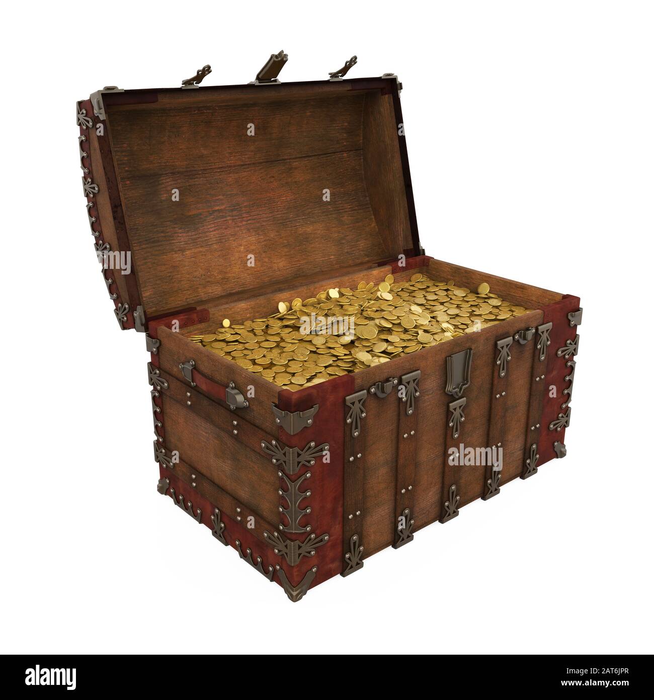 Treasure Chest Isolated Stock Photo - Alamy