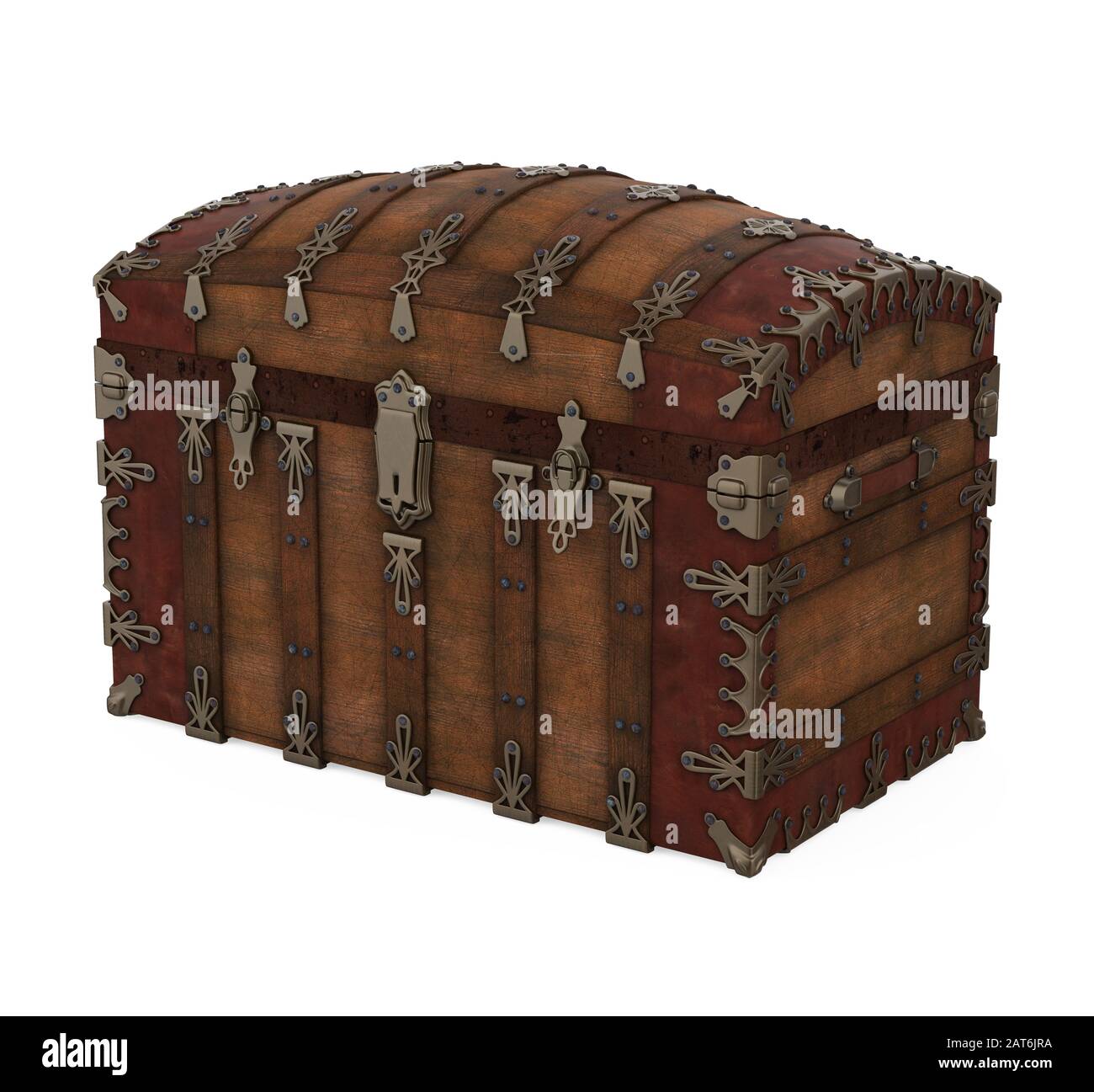 Treasure Chest Isolated Stock Photo - Alamy