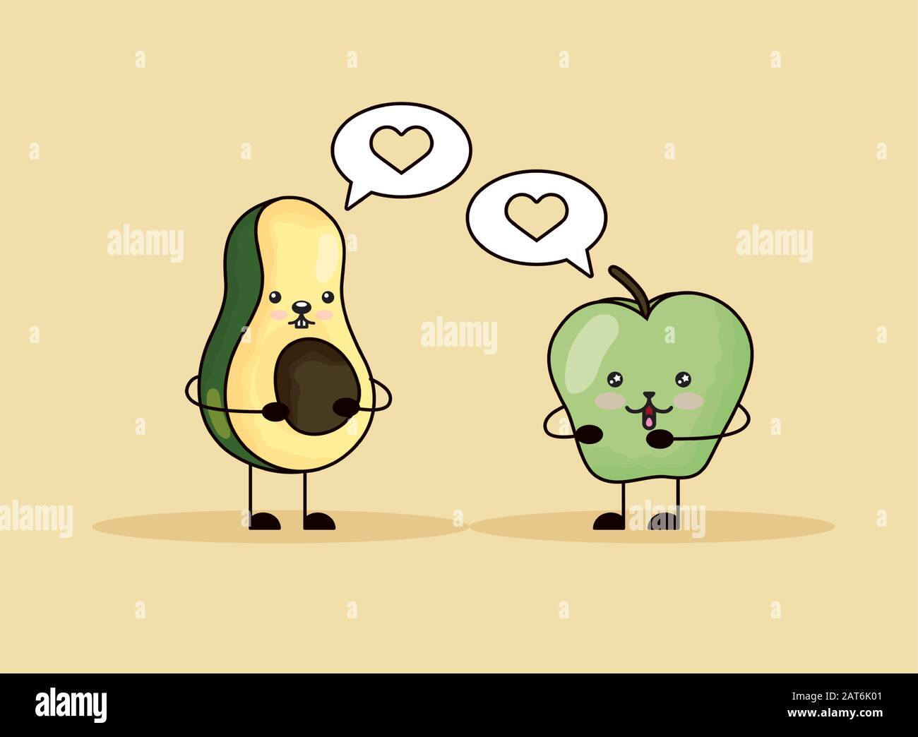 Talking avocado Stock Vector Images - Alamy