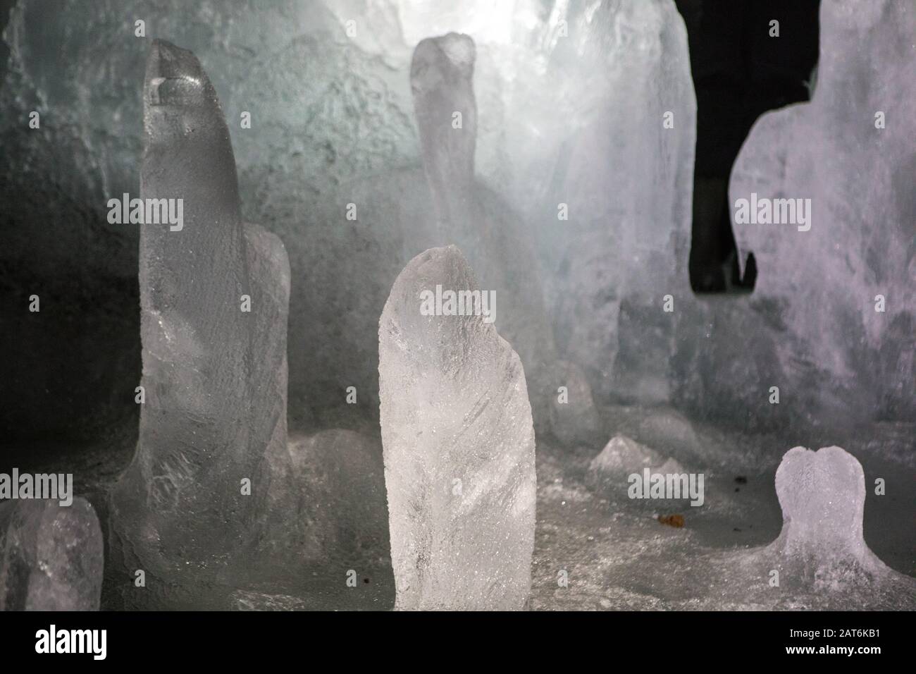 Lofthellir Ice Cave, Lake Myvatn, Iceland Stock Photo - Alamy