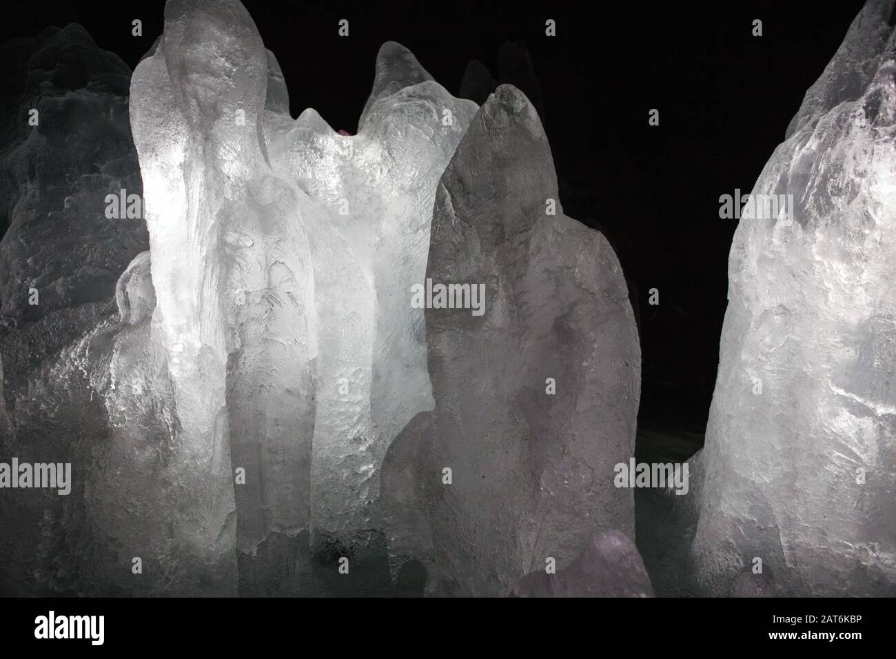 Lofthellir Ice Cave, Lake Myvatn, Iceland Stock Photo - Alamy