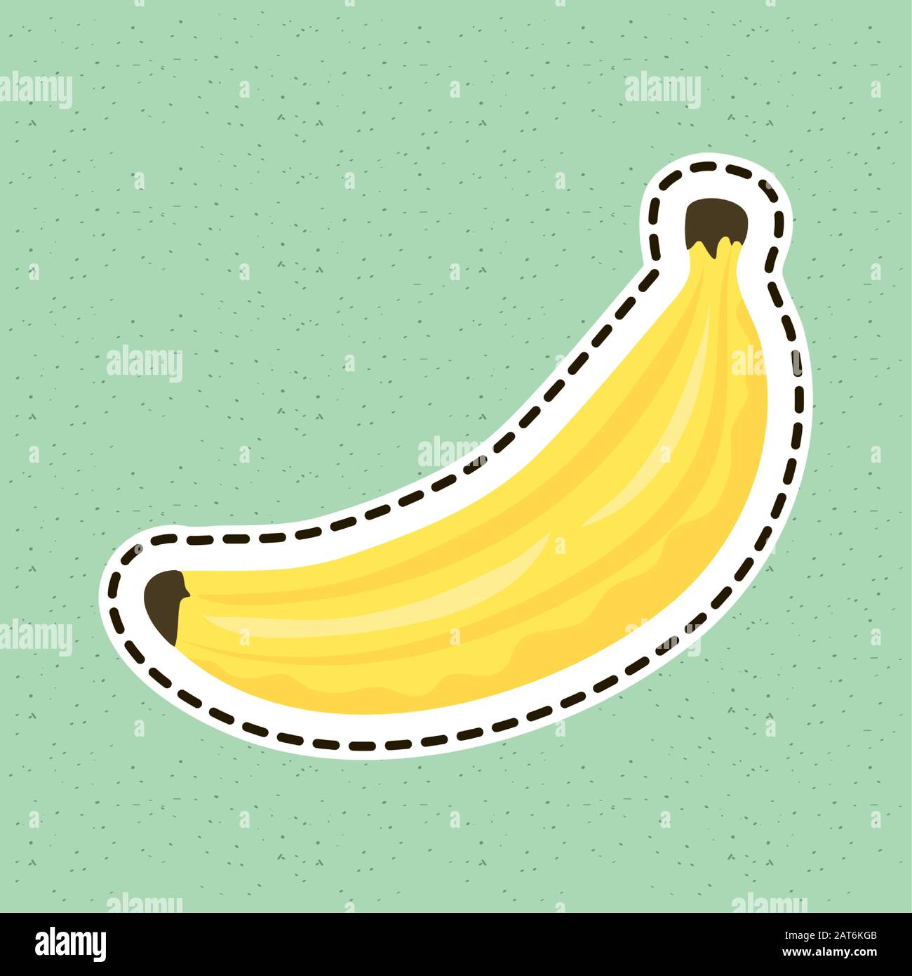 fresh banana fruit healthy icon Stock Vector Image & Art - Alamy