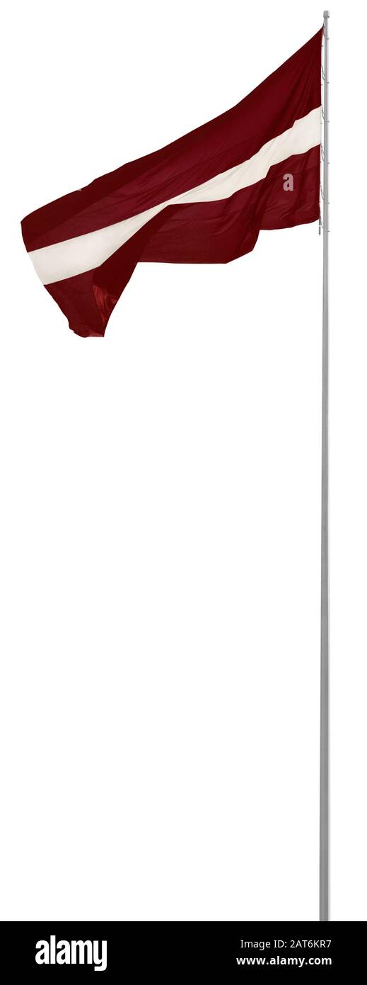 Flag of the latvia Cut Out Stock Images & Pictures - Alamy