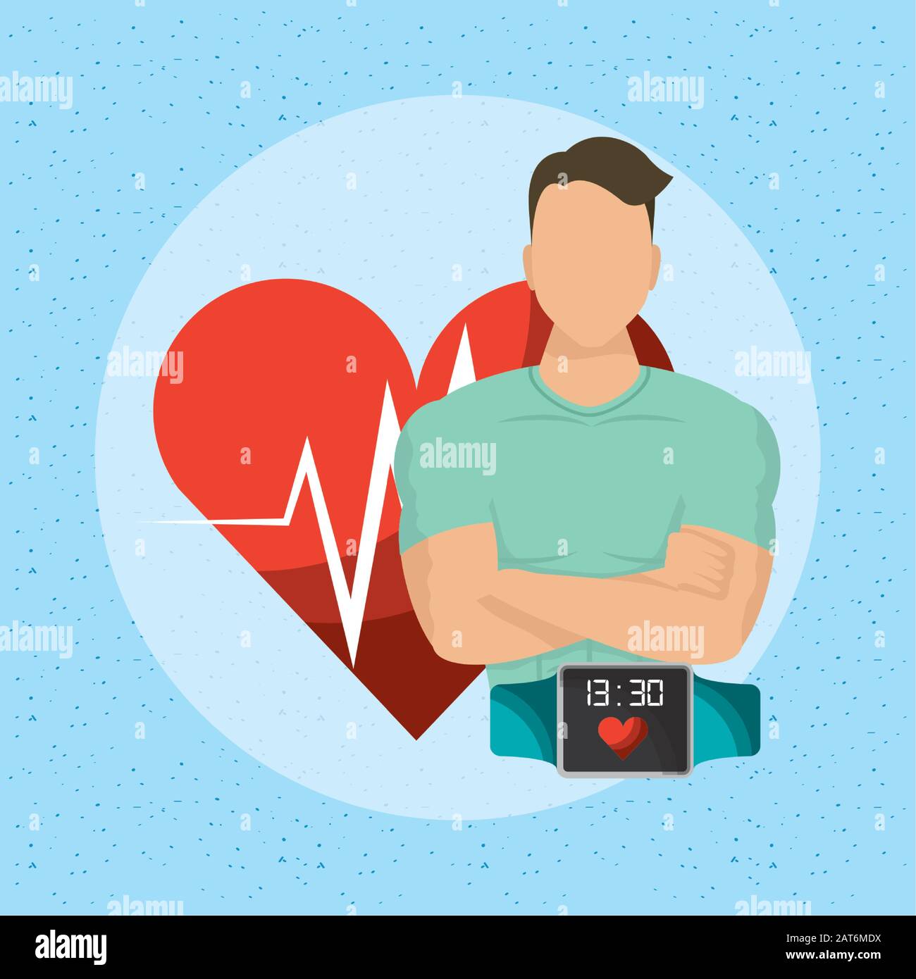 Sporty heart cartoon character hi-res stock photography and images - Alamy