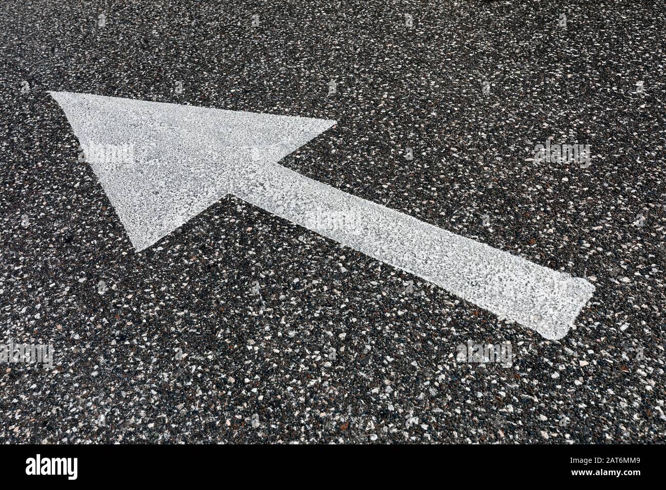 Road painted directions hi-res stock photography and images - Alamy