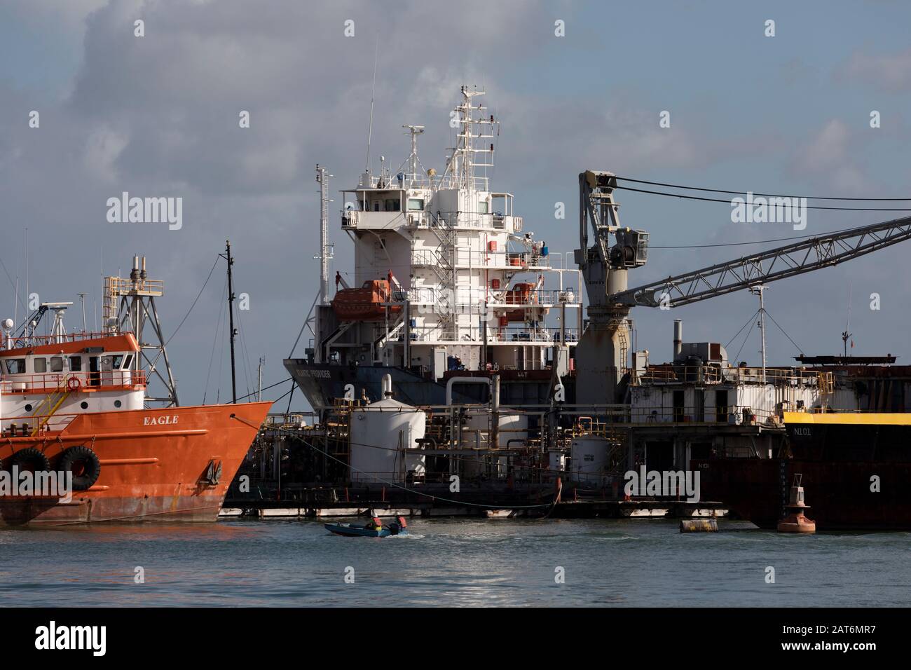 Ships waterfront, Port of Spain, Trinidad and Tobago Stock Photo - Alamy