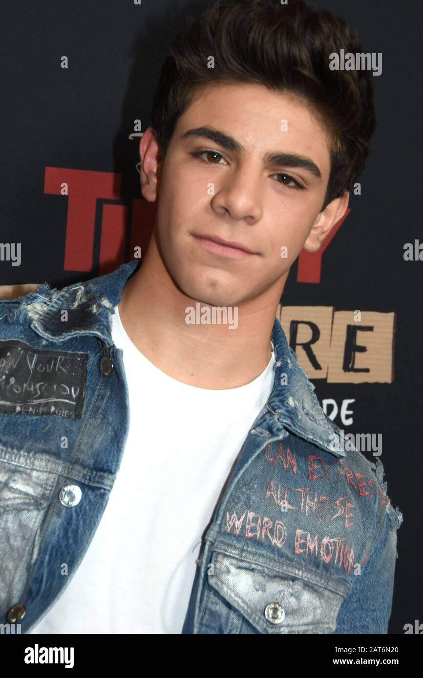 Los Angeles, California, USA 30th January 2020 Actor Brandon Rossel ...