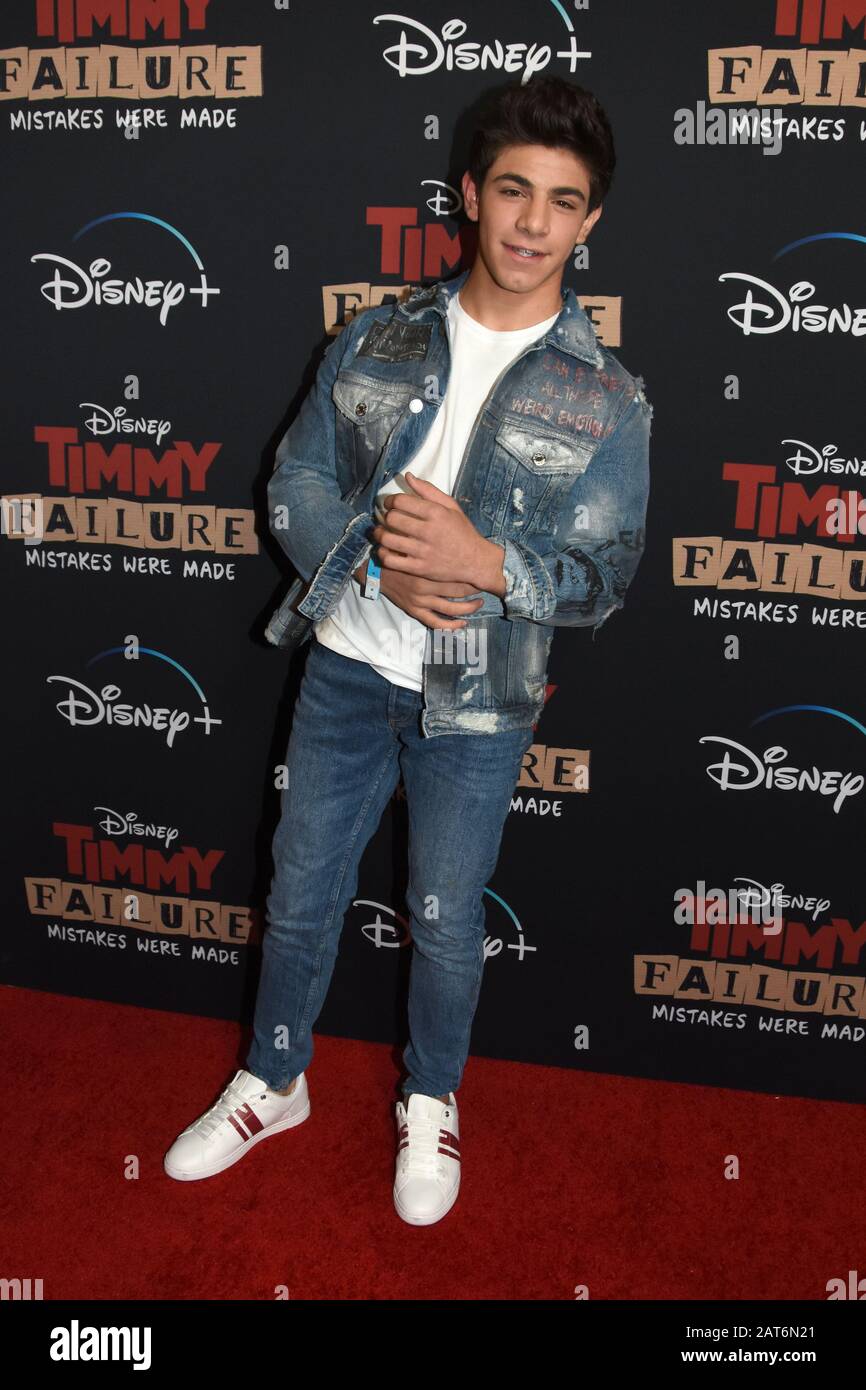 Los Angeles, California, USA 30th January 2020 Actor Brandon Rossel ...