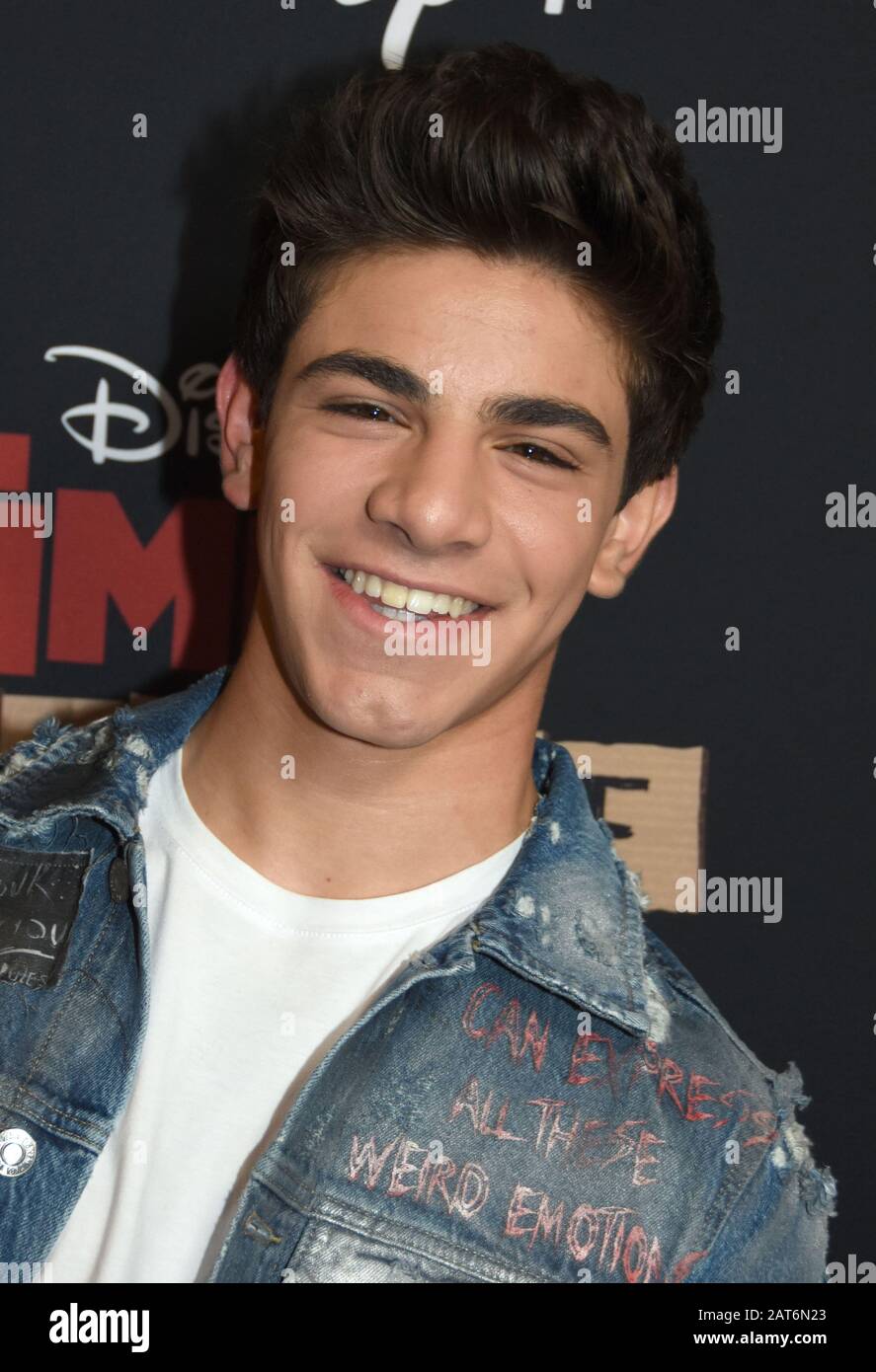 Los Angeles, California, USA 30th January 2020 Actor Brandon Rossel ...