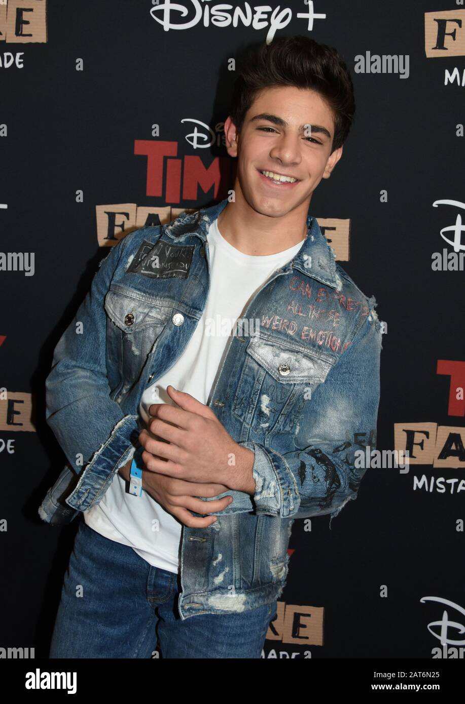 Los Angeles, California, USA 30th January 2020 Actor Brandon Rossel ...